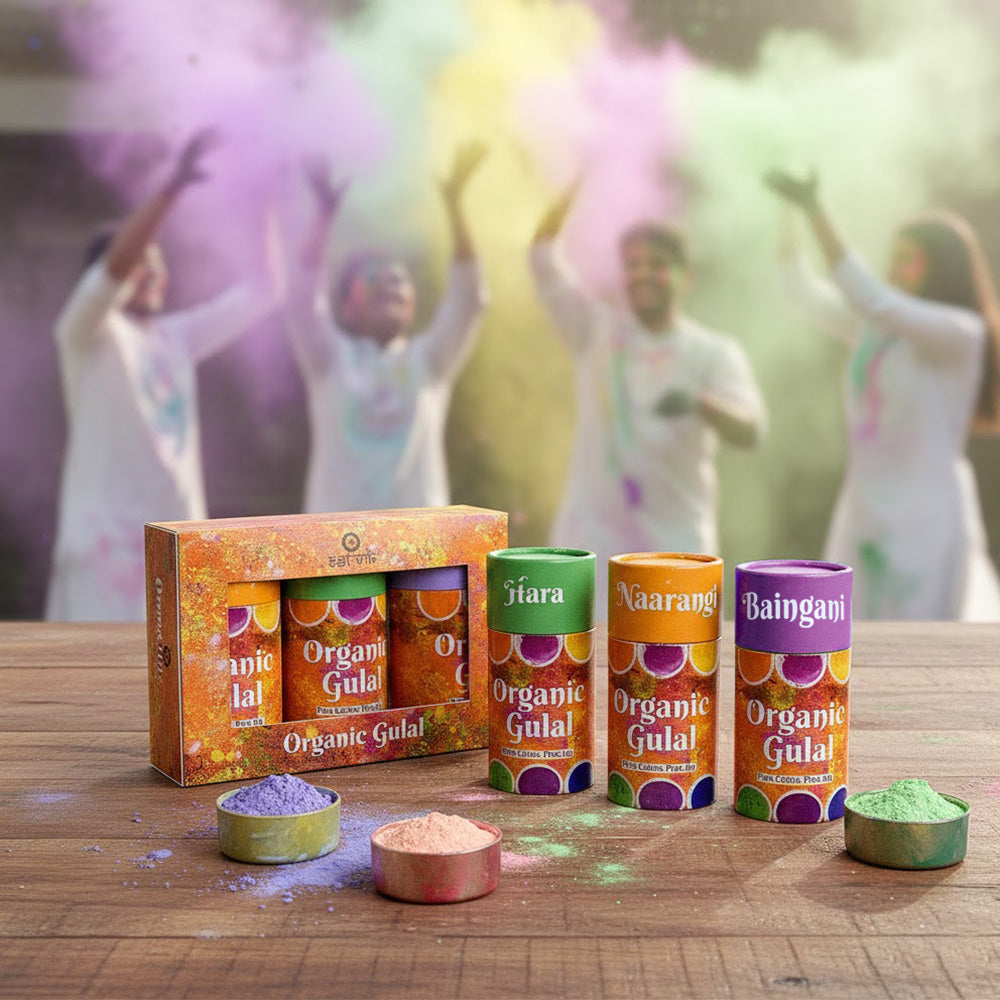 Buy Satvik Organic Gulal: Eco-Friendly Holi Colors | Satvikstore.in ...