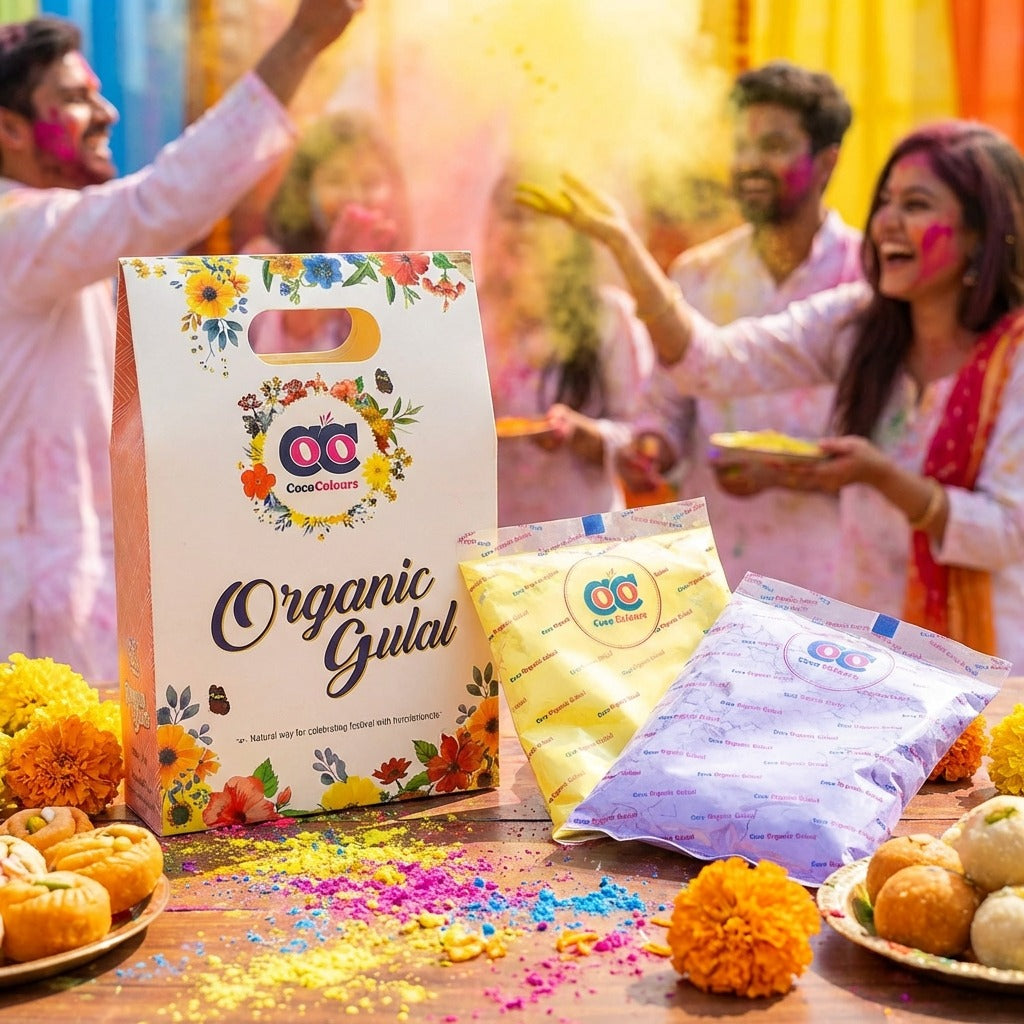 Buy satvik COCO Organic Gulal Holi Colors | satvikstore.in