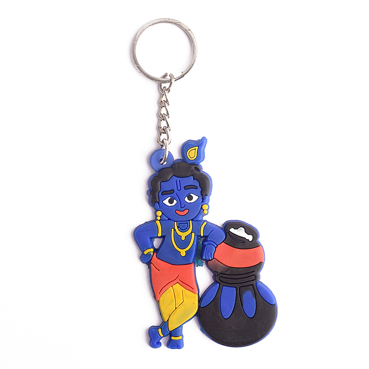 Blessings Standing Krishna Makhan Chor Keychain – satvikstore.in