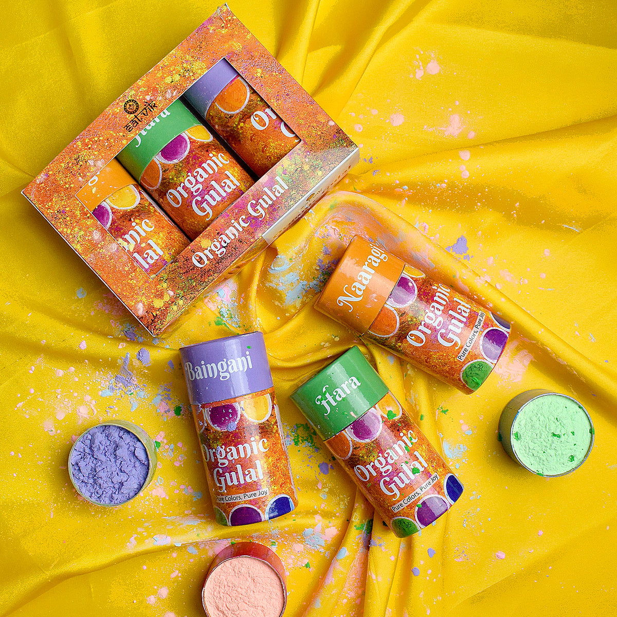 Buy Satvik Organic Gulal: Eco-Friendly Holi Colors | Satvikstore.in ...