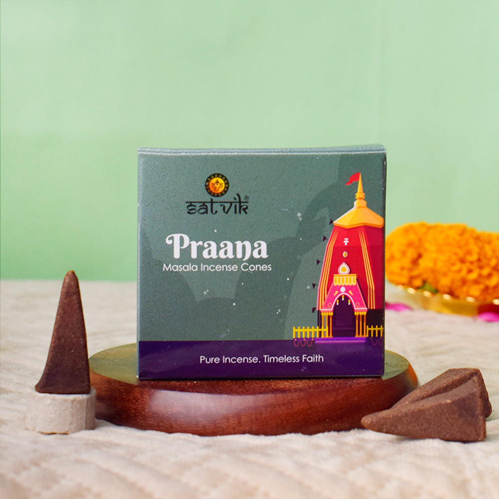 Buy Praana Pure Masala Incense Cones Online | Satvikstore.in ...