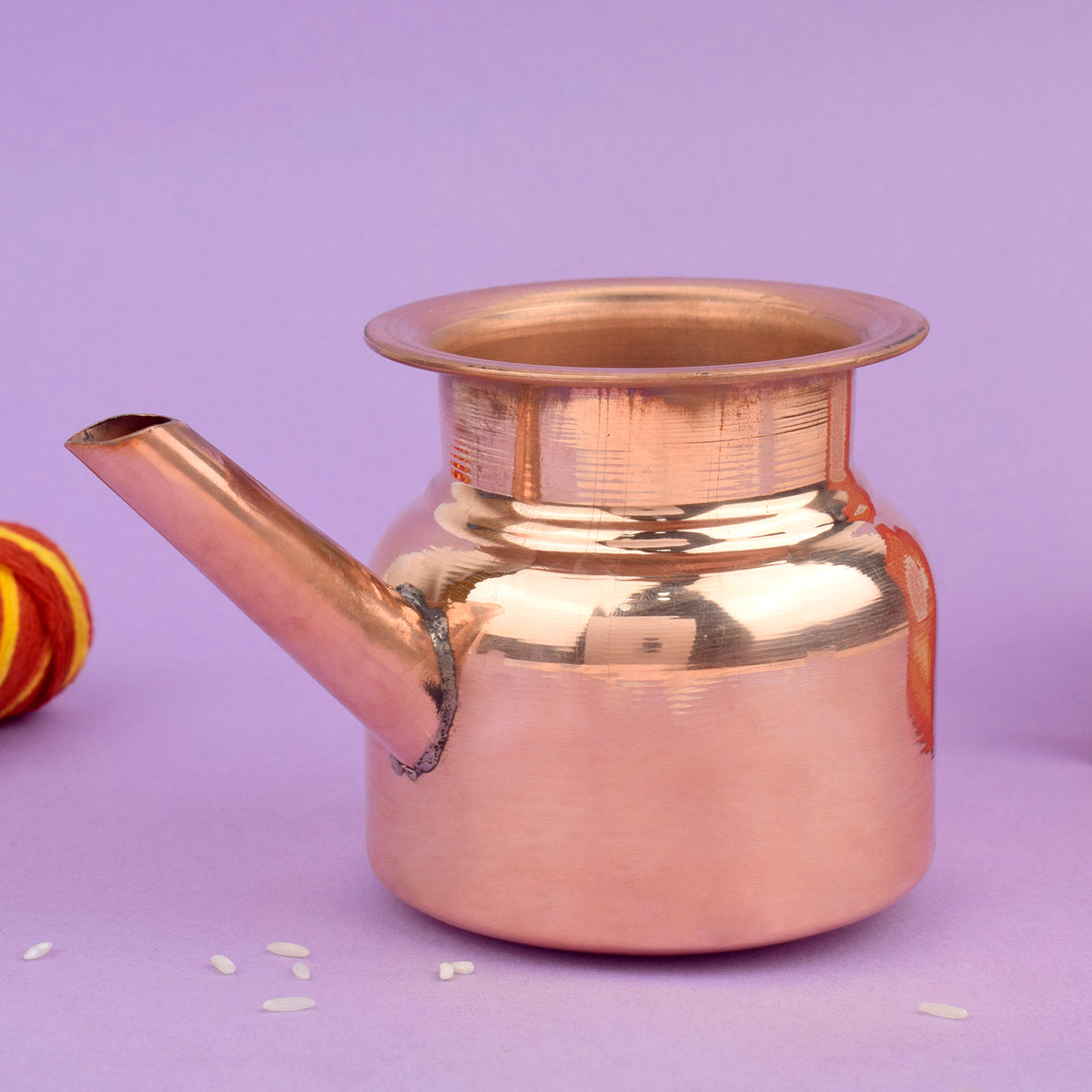 Buy Pure Copper Kalash with Spout for Pooja & Rituals | Satvikstore.in ...