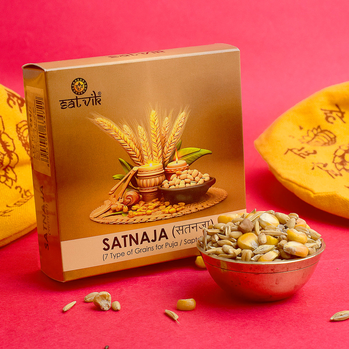 Buy Online 7 Anaj for Havan Samagri and Puja Rituals | Satvikstore.in ...
