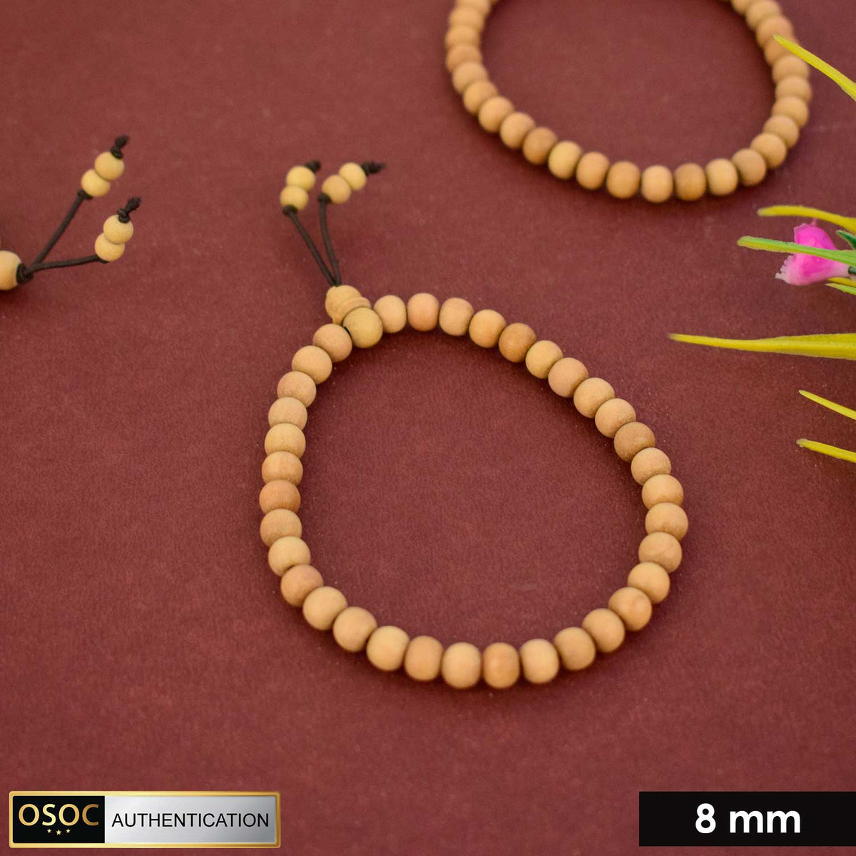 Buy Online | White Chandan Bracelet for Peace & Calm | Satvikstore.in ...