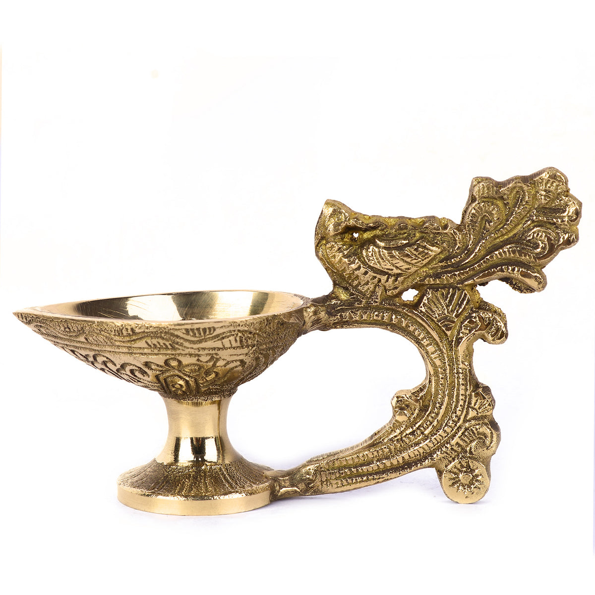 Traditional Brass Chirag Diya for Pooja | Shop Online | Satvikstore.in ...